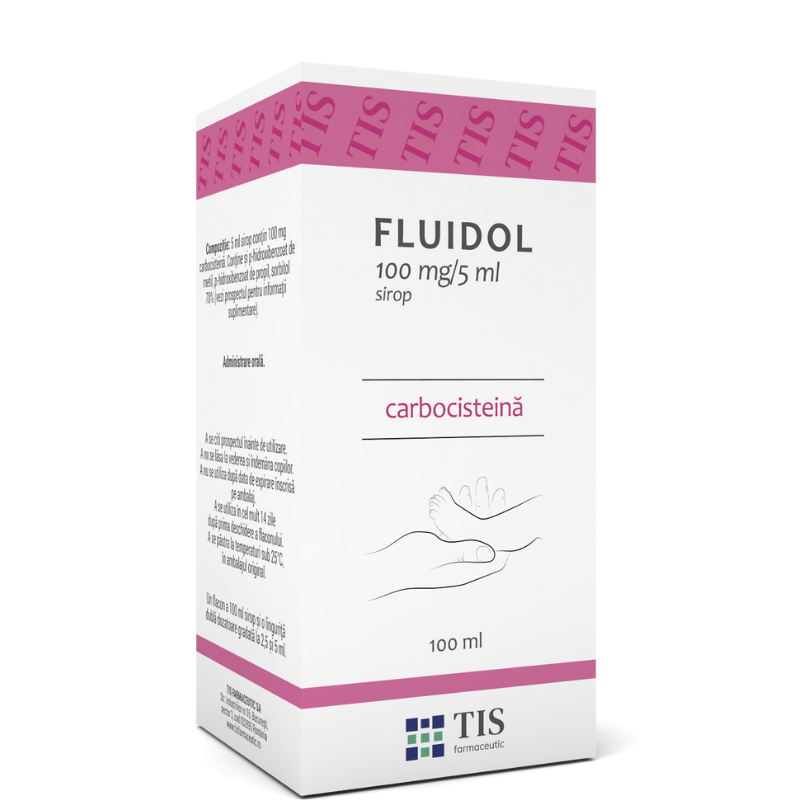 FLUIDOL 100mg/5mL, sirop - Tis Farmaceutic
