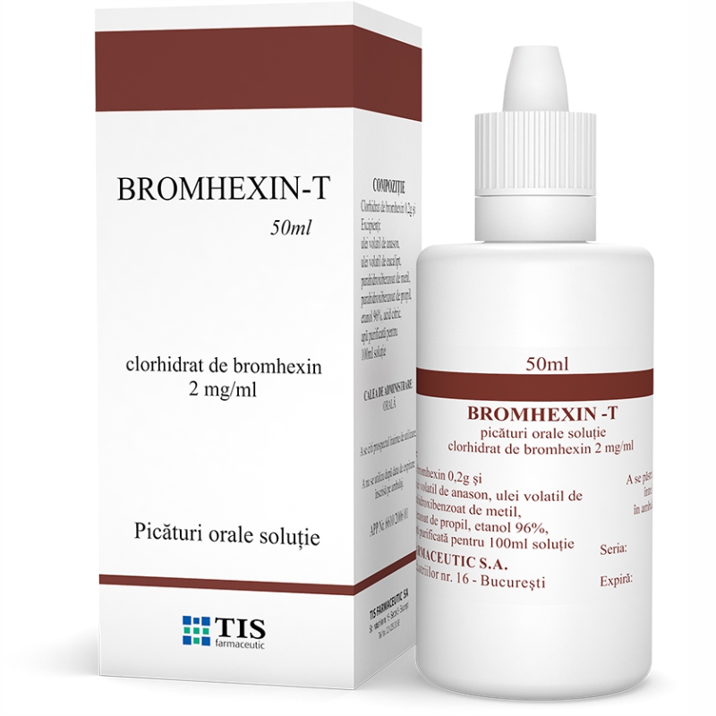 BROMHEXIN-T 2 mg/mL, oral drops, solution – Tis farmaceutic