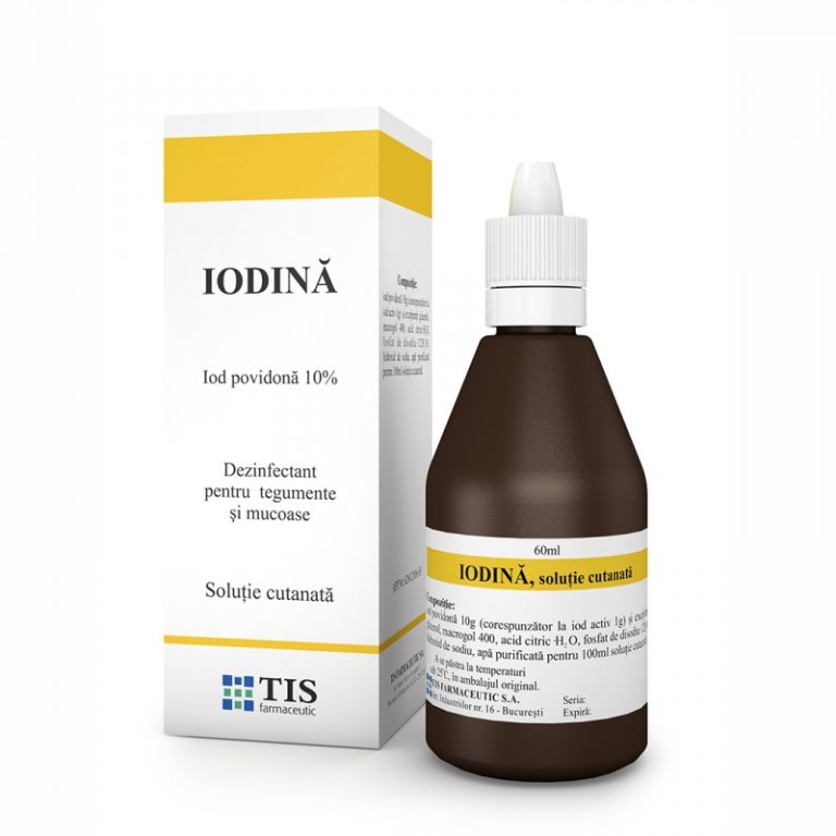 IODINĂ 10%, soluție cutanată - Tis Farmaceutic
